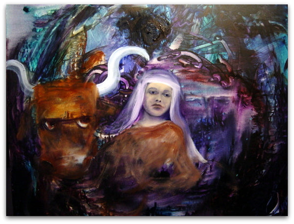 Ariadne and the Bull - Helen Norton Art