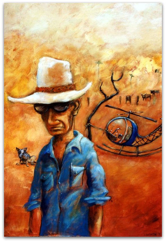 Helicopter Ringer - Helen Norton Art